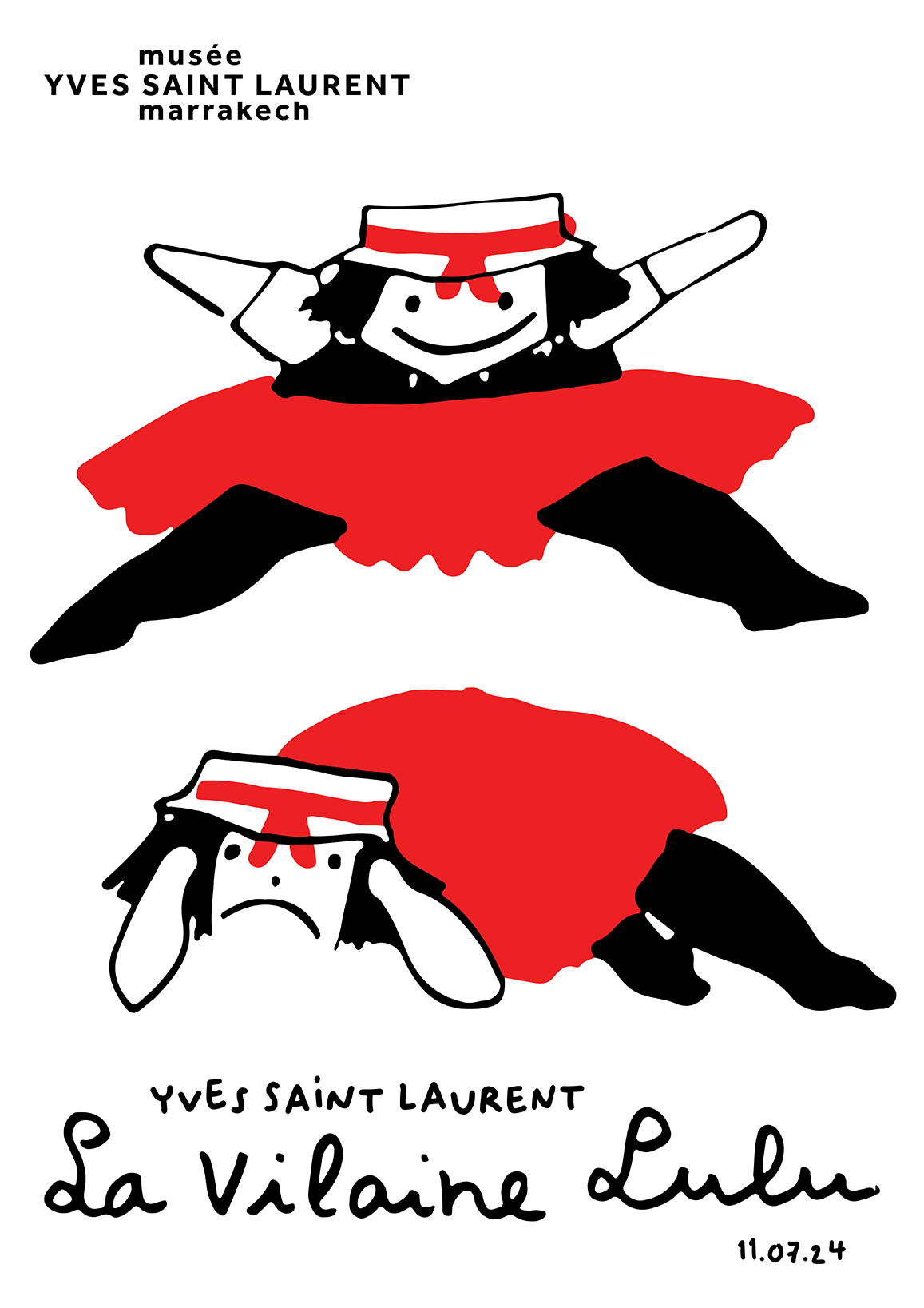 EXHIBITION / Yves Saint Laurent’s comic strip : Naughty Lulu [La ...